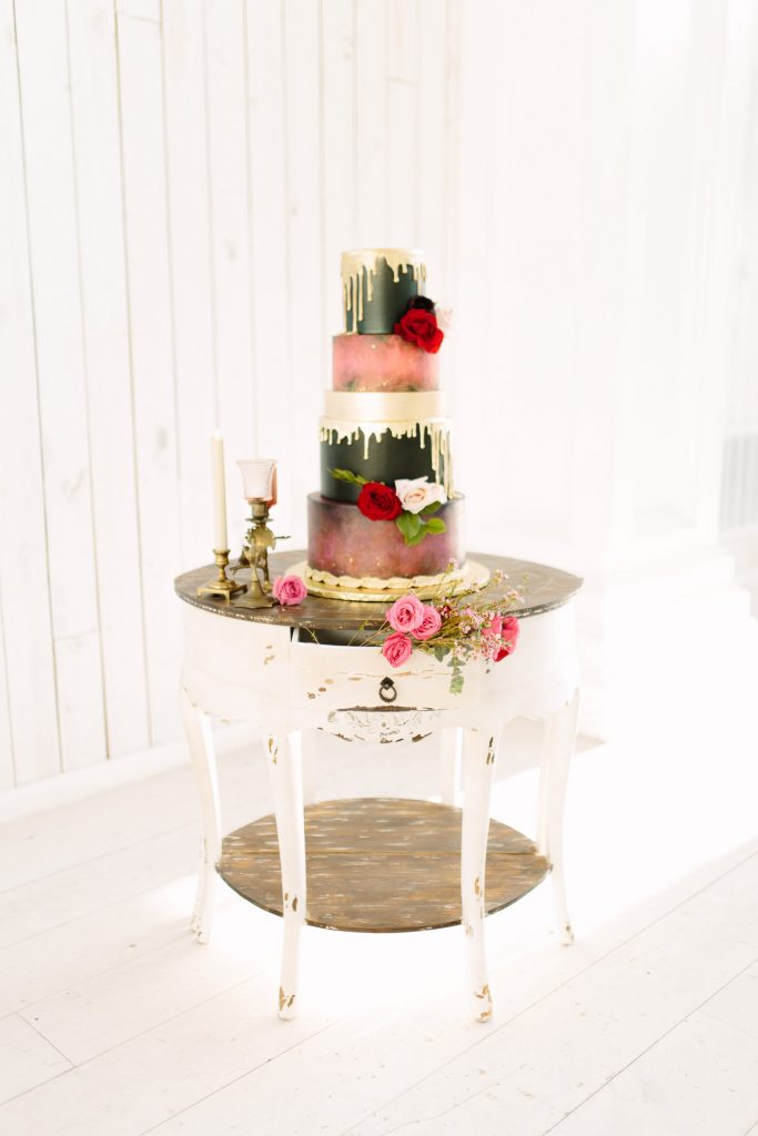 Round Wedding Cake or Display Table