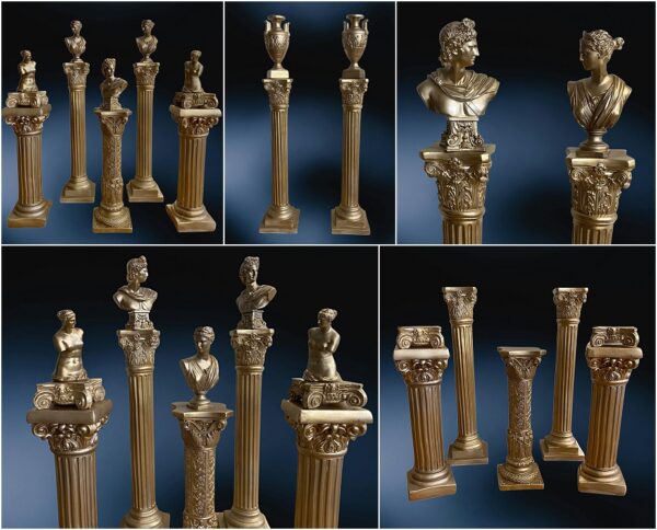 Regency Era Grecian Statues & Busts Event Decor